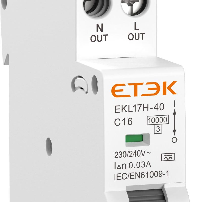 Bidirectional RCBO with BS EN 61009-1 - ETEK ELECTRICAL