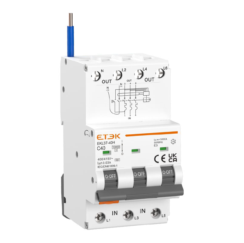 1 unit = Dual protection! The RCBO with bidirectional wiring fortifies ...